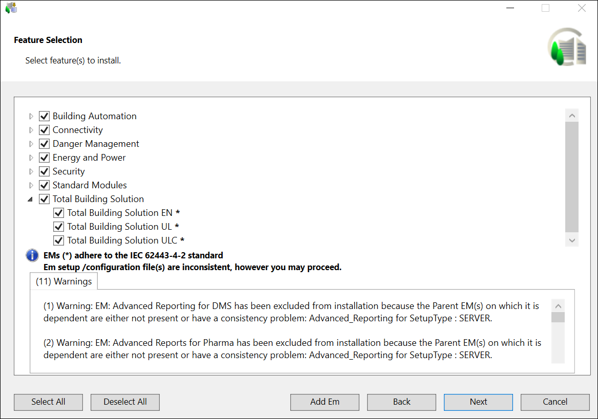 Verify the Extensions, Language Packs, and System Requirements