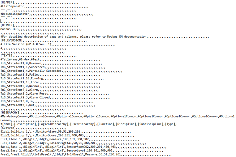 Overview of a CSV File