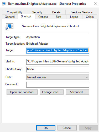 Start the Adapter as a Windows Service