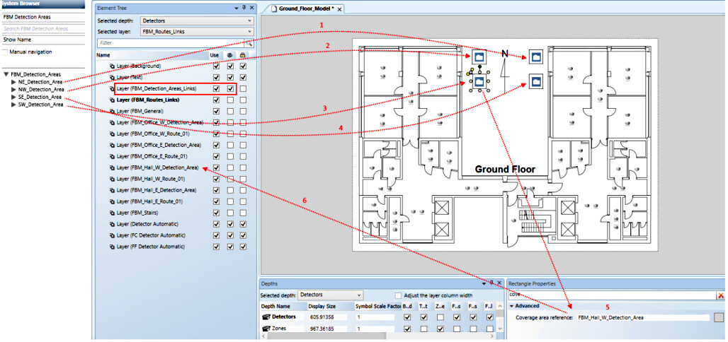 Multi-Map Access / Evacuation Routes