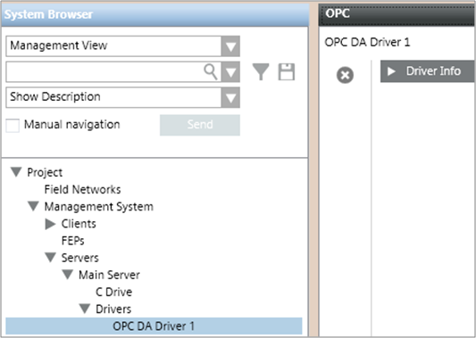 Create the OPC Driver