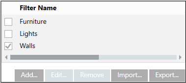 Hide Walls and Doors with the Same Filter