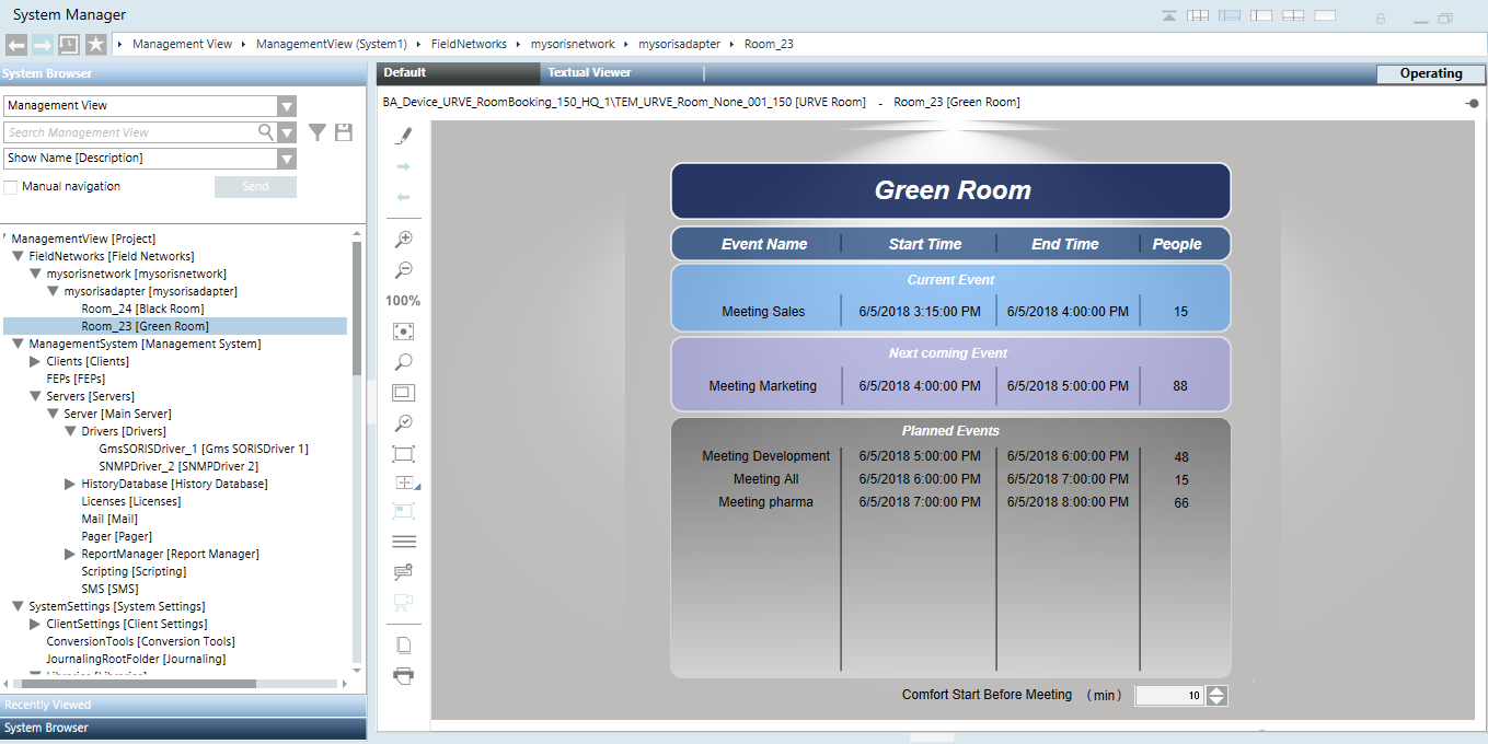 Check the Room Status