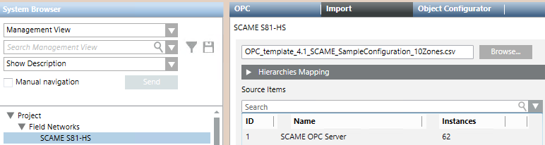 Import Configuration Data